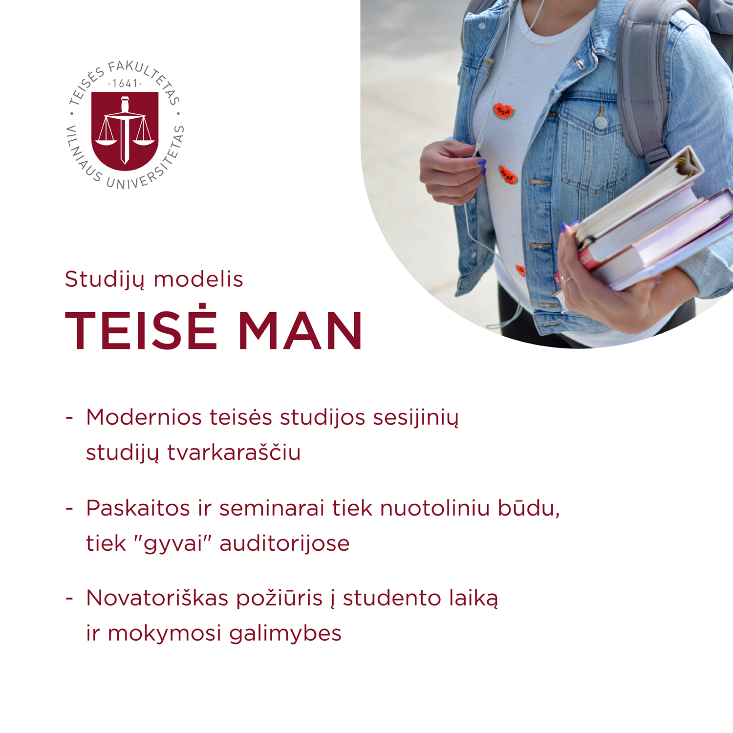 Teisė MAN studijų modelis (vientisosios sesijinės studijos) | Vilniaus ...