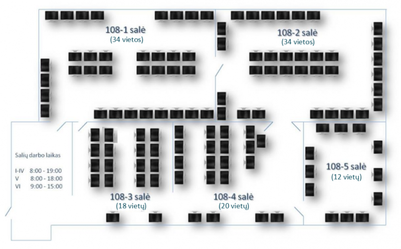 VU ITPC (Saulėtekio al. 9, II-ieji jungiamieji rūmai) 108 aud ...
